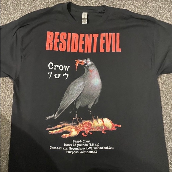 Gildan | Shirts | Resident Evil Crow Tshirts | Poshmark